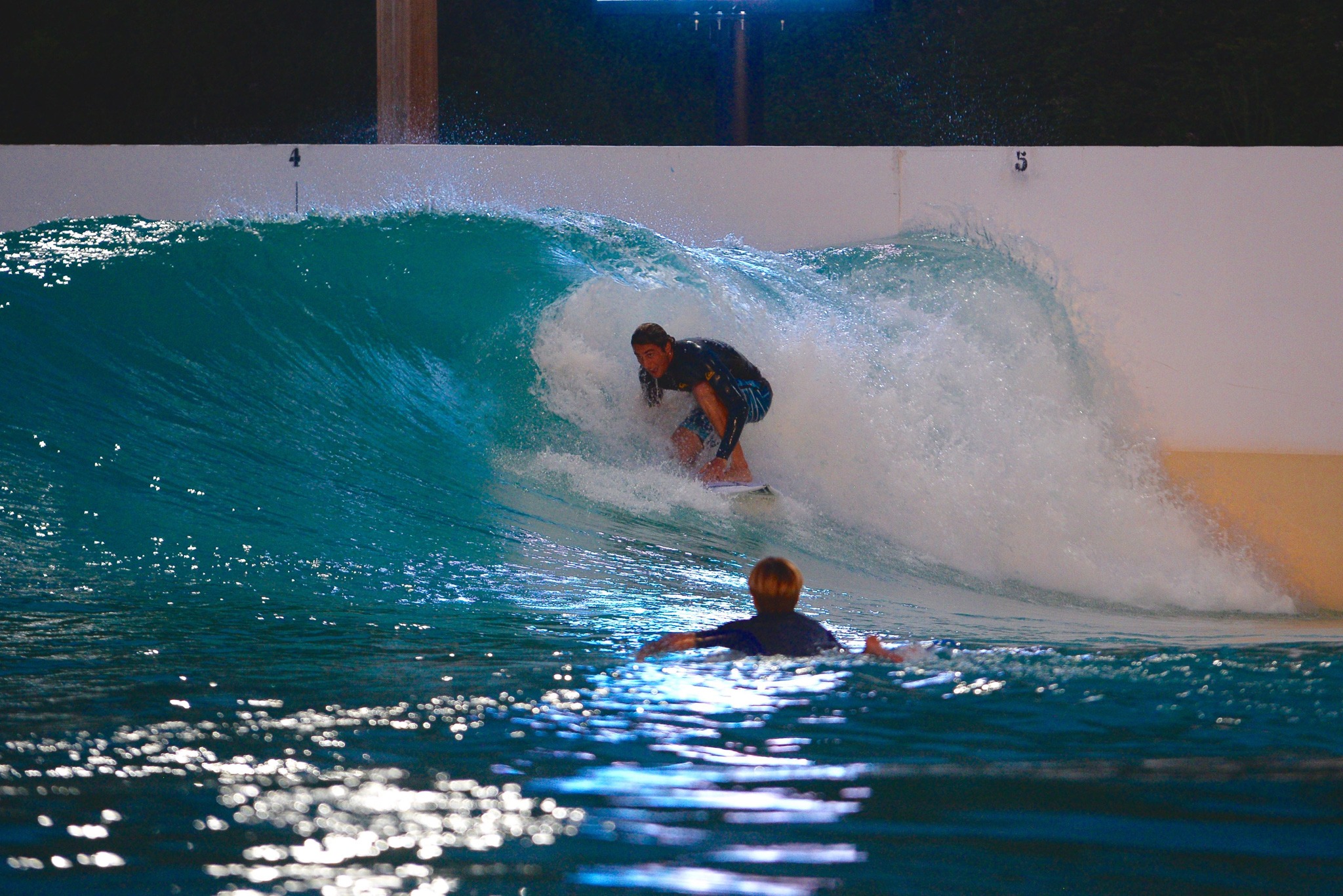 Wavegarden Night surfing party in the Wavegarden Cove - Wavegarden
