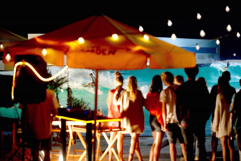 Wavegarden Night surfing party in the Wavegarden Cove - Wavegarden