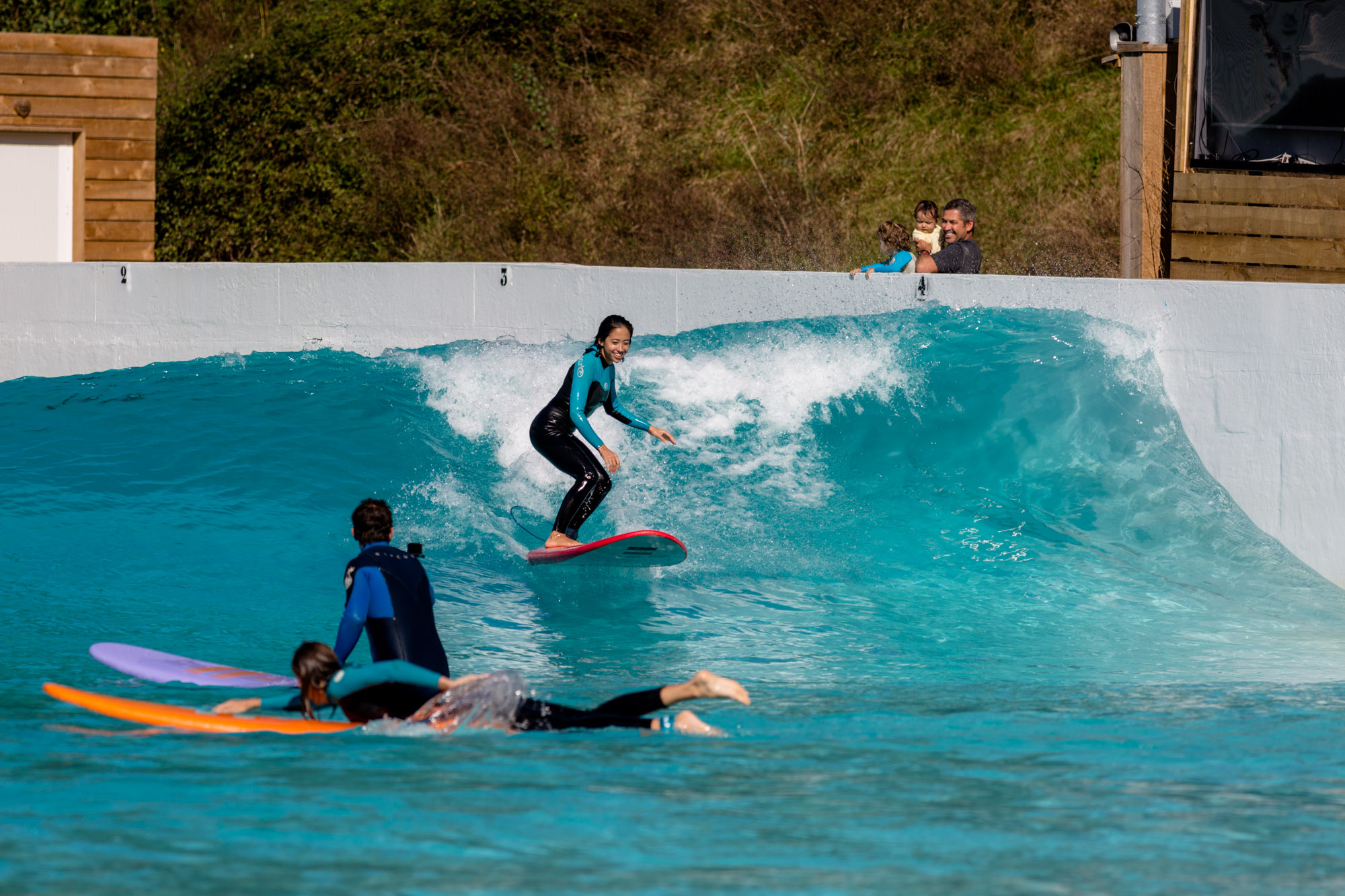 Wavegarden Construction underway of a Wavegarden Cove in the Swiss Alps ...