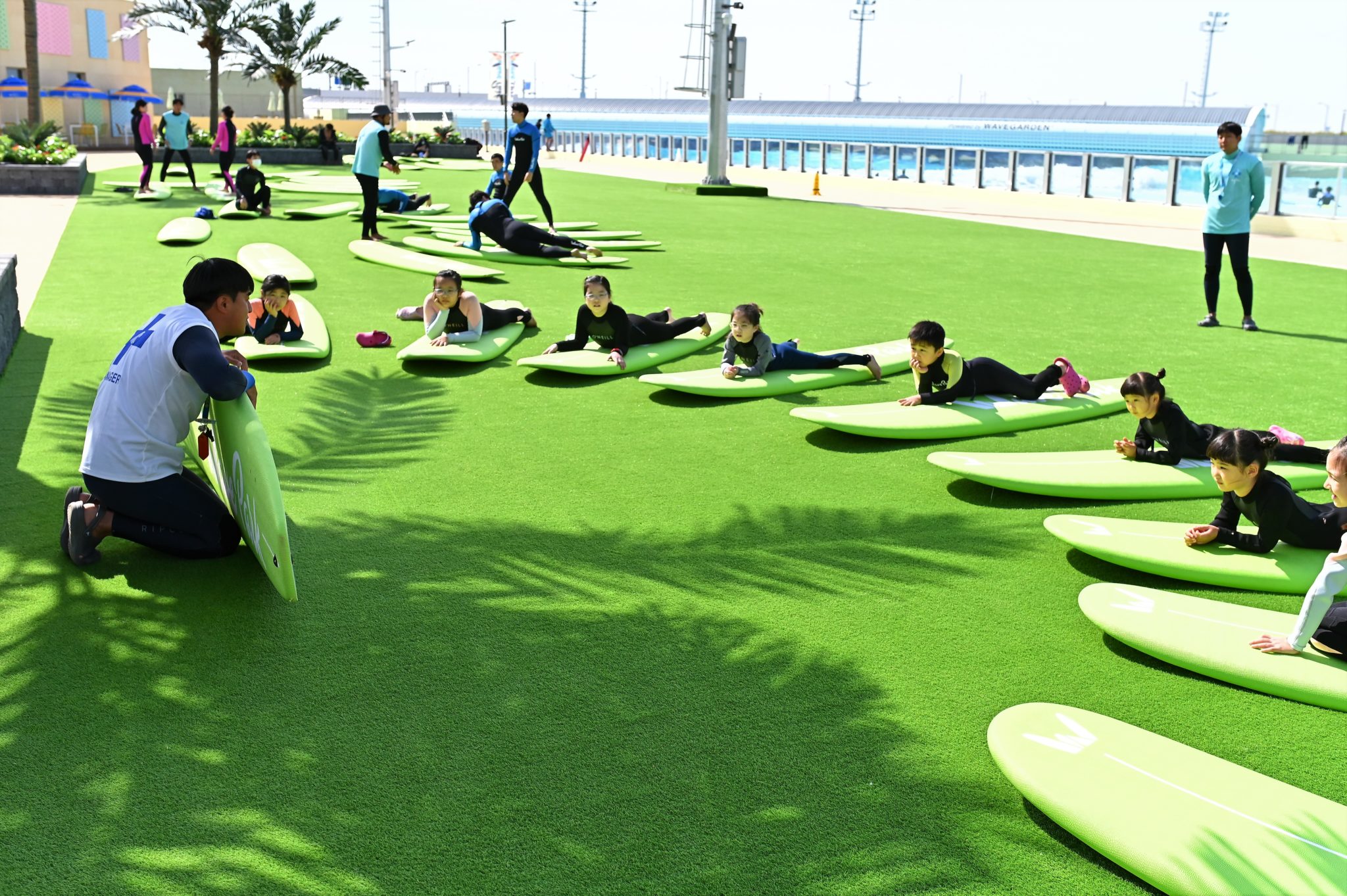 Wavegarden Kids Session at Wave Park, South Korea - Wavegarden