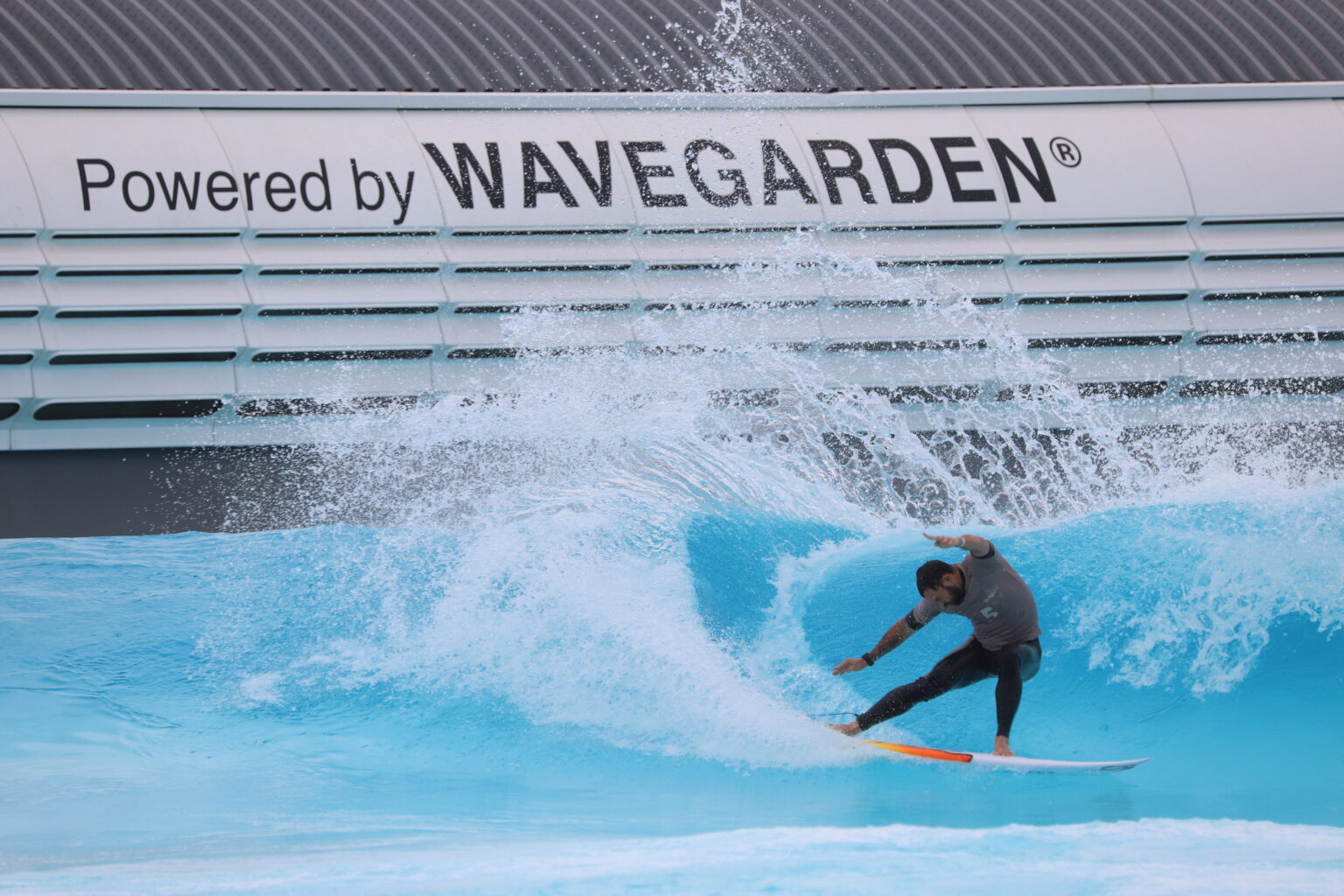 Wavegarden An aerial view of Surfland Brasil's architecture and ...